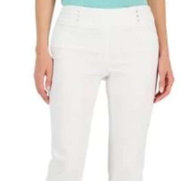 JM Collection | Pants & Jumpsuits | Jm Collection Rivetdetail Tummy ...